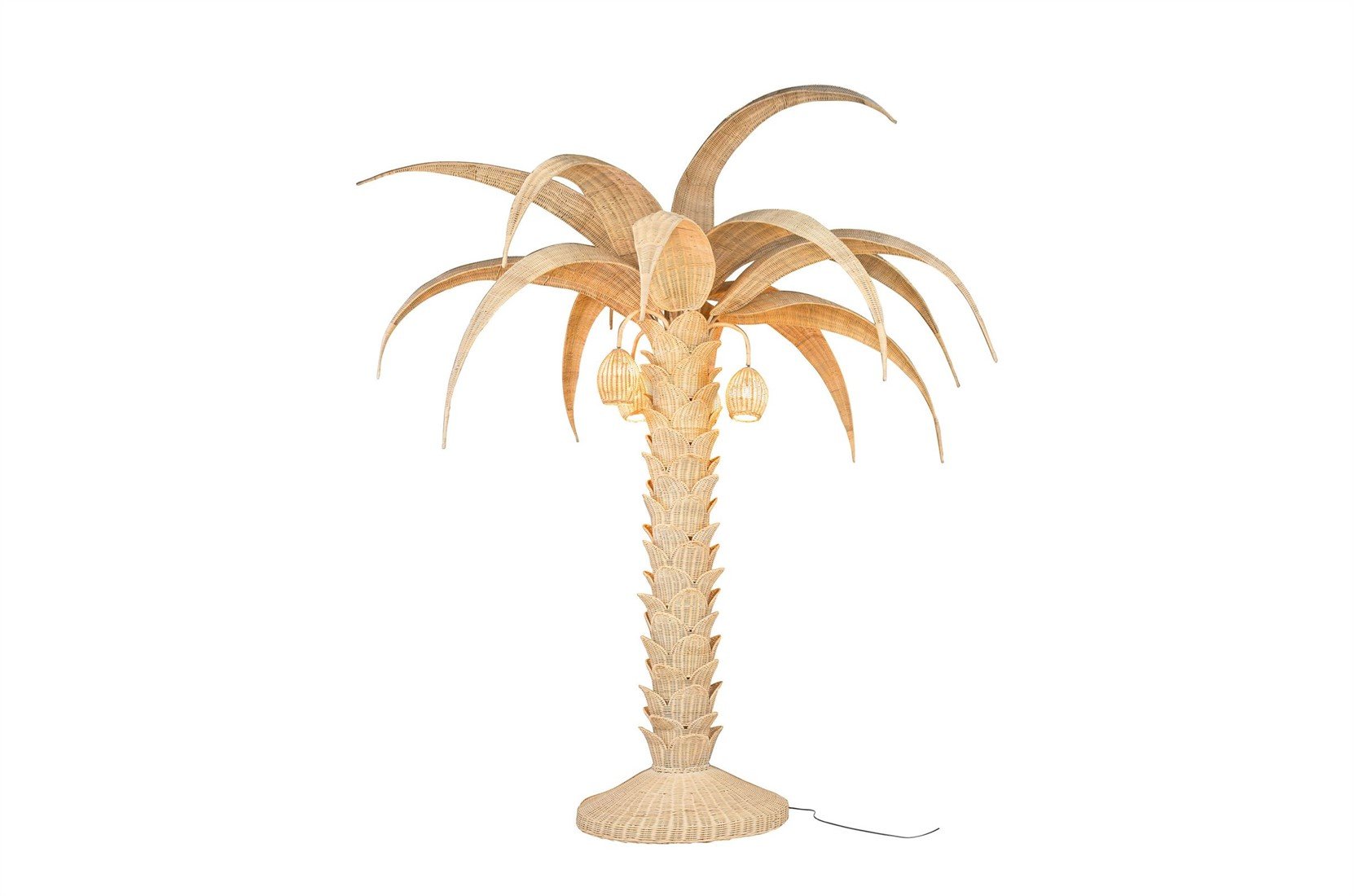 Palm Tree Lamp Rattan Versmissen