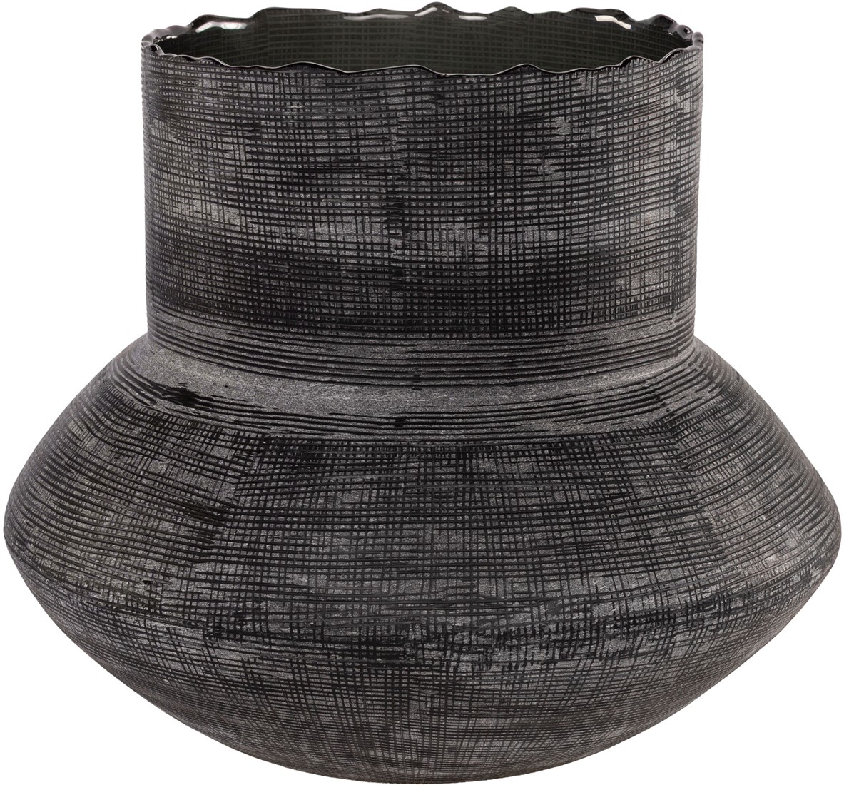Glass Vase Low Versmissen