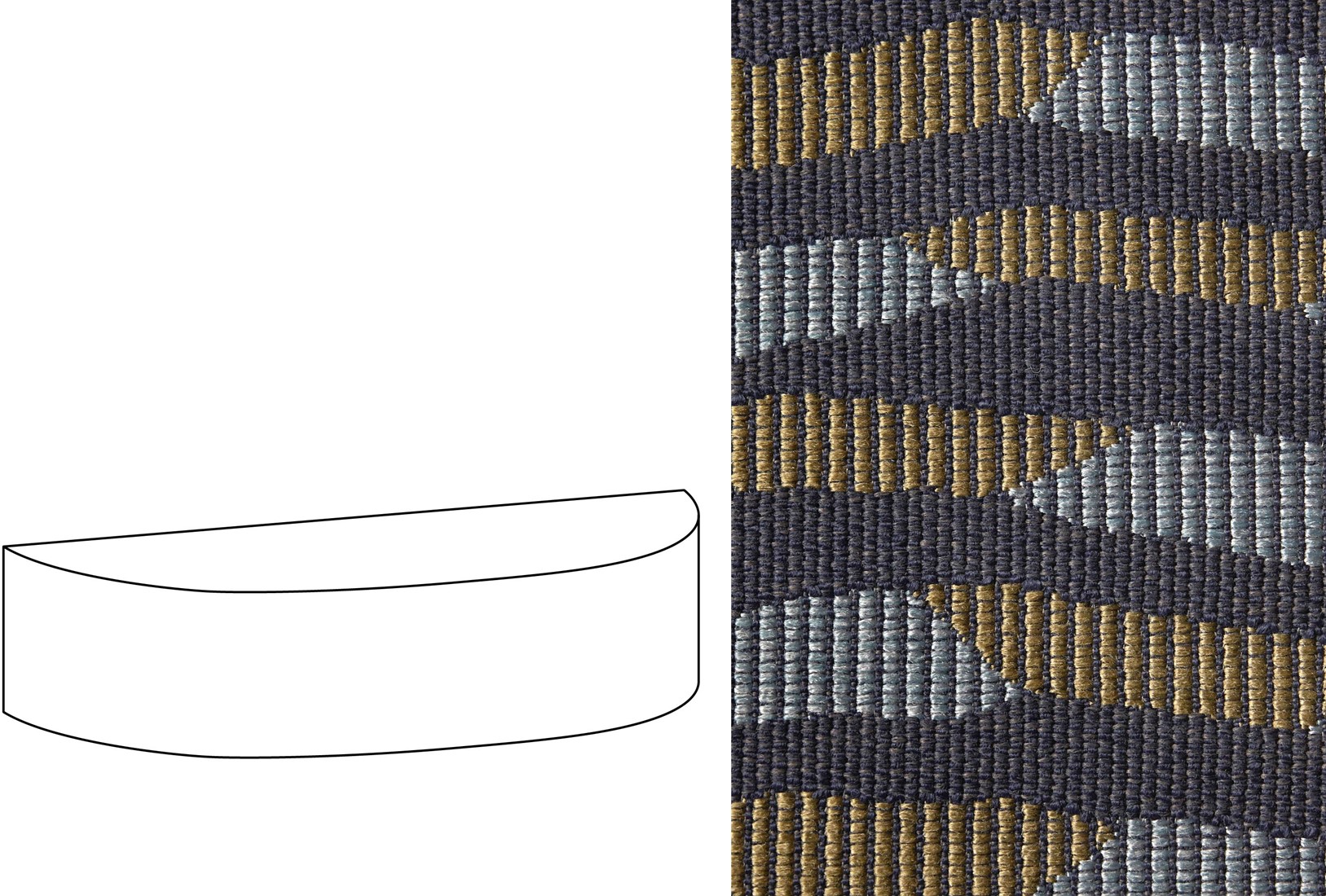 Mahé Half Round Seating Unit Escala 04 Versmissen