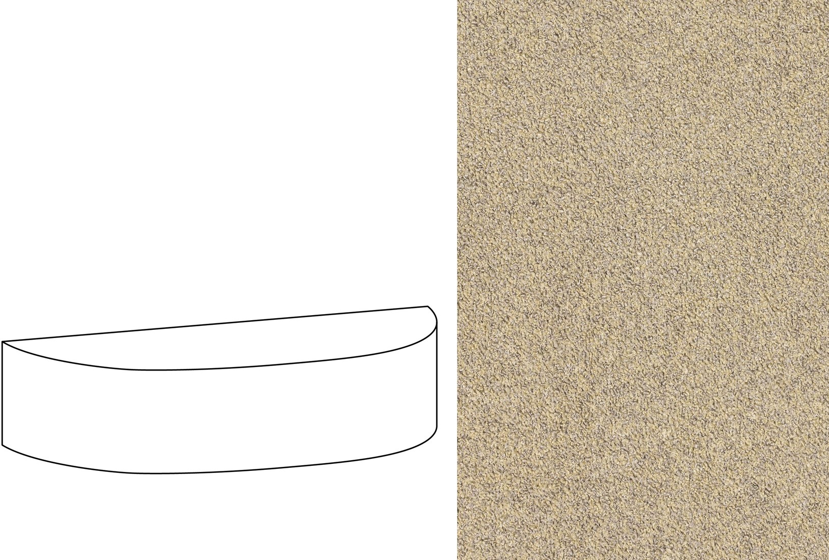 Mahé Half Round Seating Unit Nobu-07 Versmissen