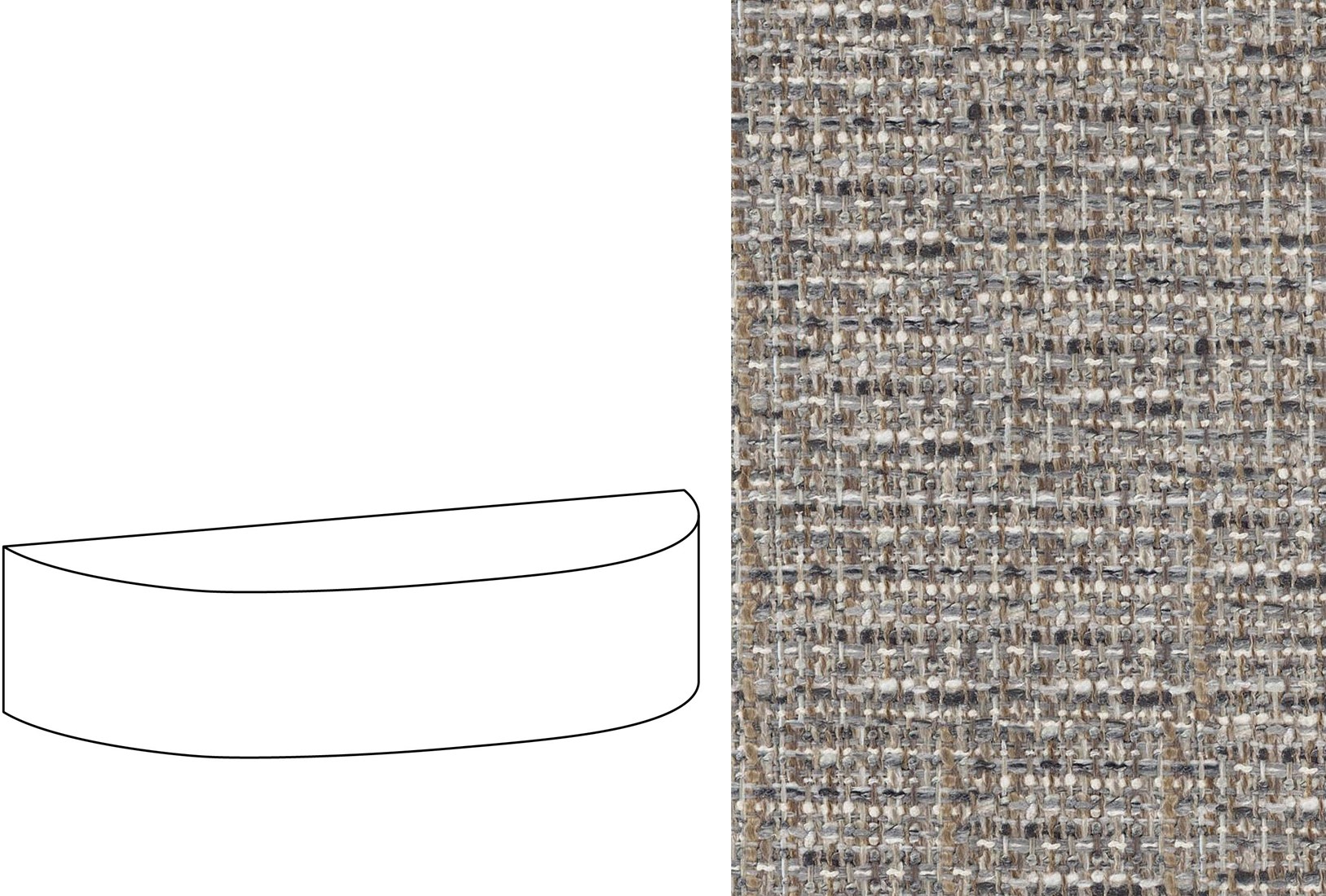 Mahé Half Round Seating Unit Seattle-24 Versmissen