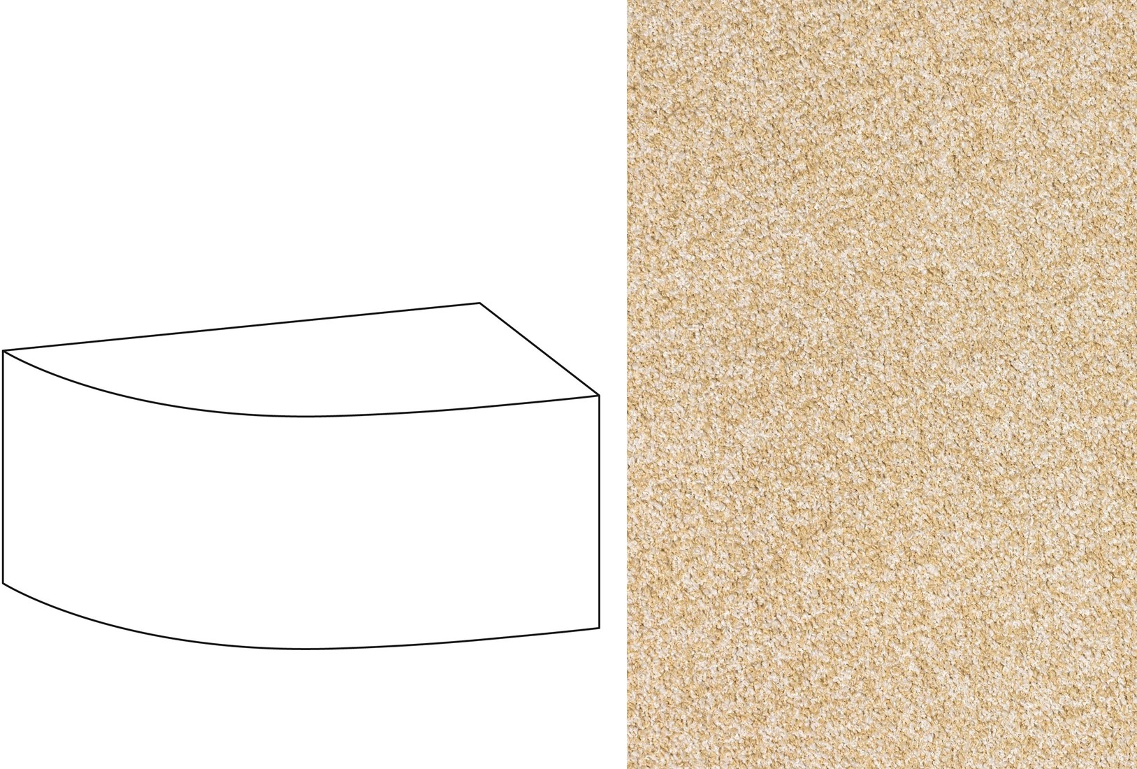 Mahé Quarter Round Seating Unit Left Nobu-06 Versmissen