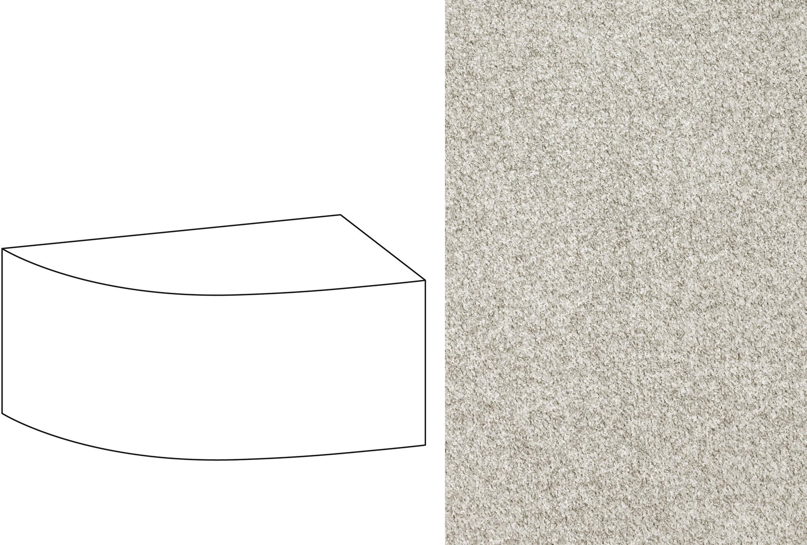 Mahé Quarter Round Seating Unit Left Nobu-10 Versmissen