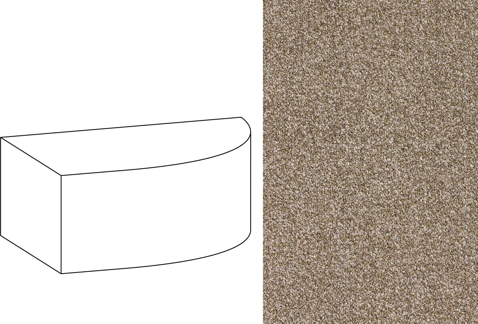 Mahé Quarter Round Seating Unit Right Nobu-03 Versmissen