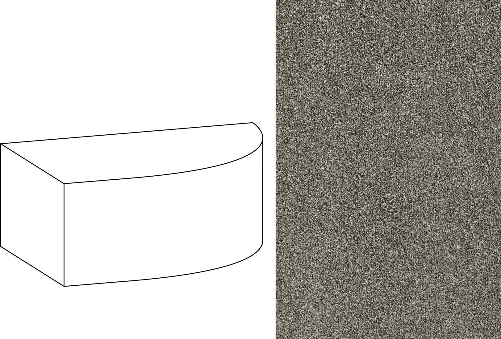 Mahé Quarter Round Seating Unit Right Nobu-09 Versmissen