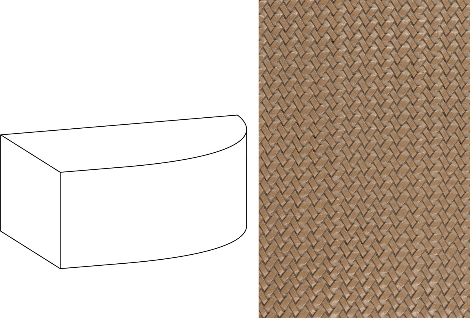 Mahé Quarter Round Seating Unit Right Wicker 04 Versmissen