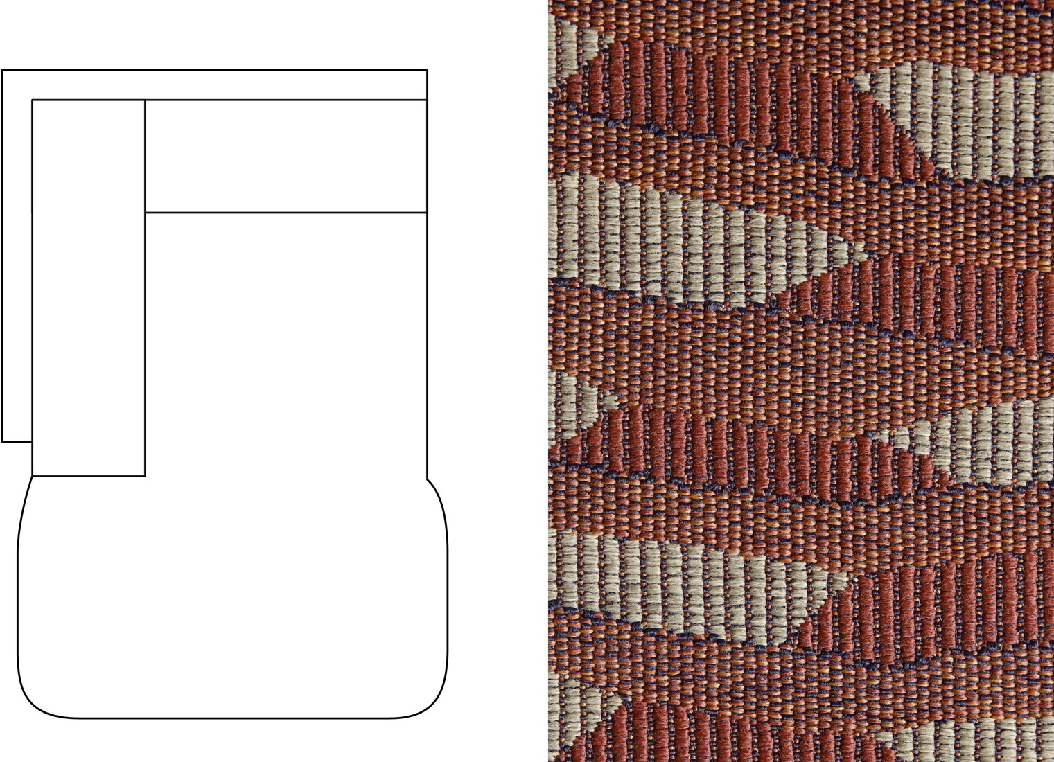 Milano Left Lounge Unit Escala 02 Versmissen