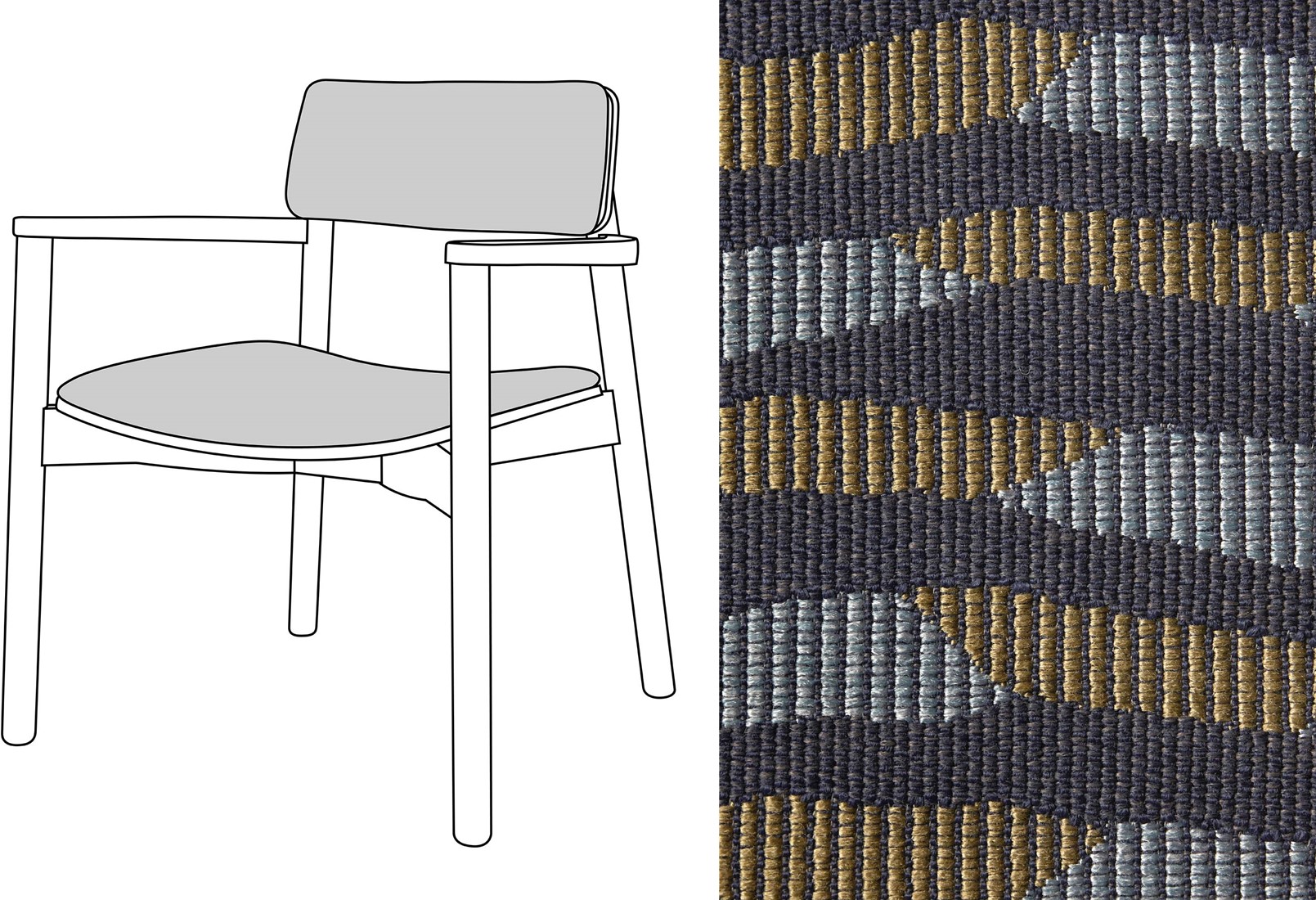 Mine Chair Uph. Escala 04 Versmissen